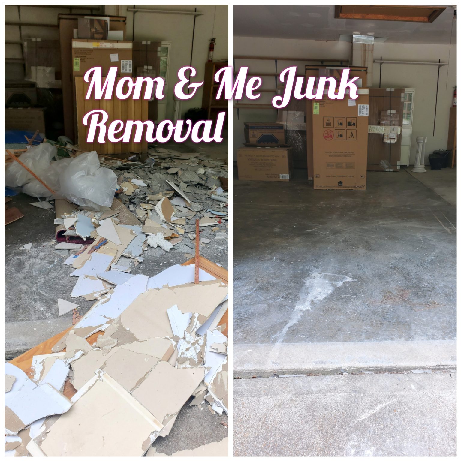 Mom and Me Junk Removal - Full service cleanout