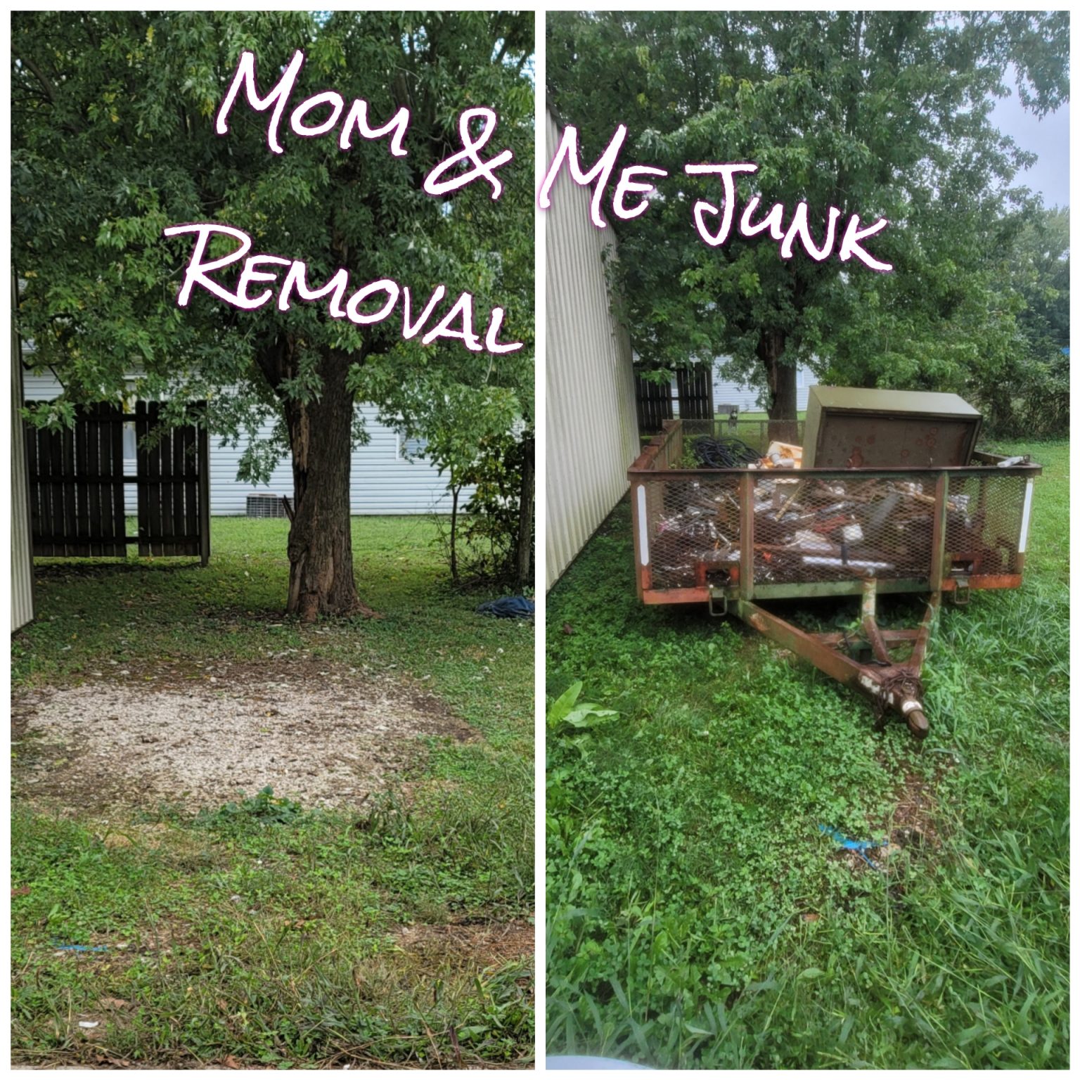 Mom and Me Junk Removal - Full service cleanout